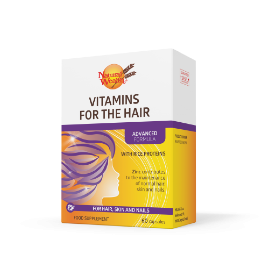 Natural Wealth Vitamini Za Kosu Tablete A60 | Online Apoteka Laurus