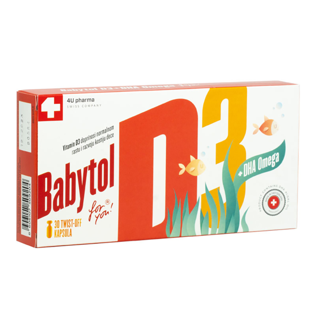 Babytol D3+Dha Omega Twist-Off Kapsule A30 | Online Apoteka Laurus