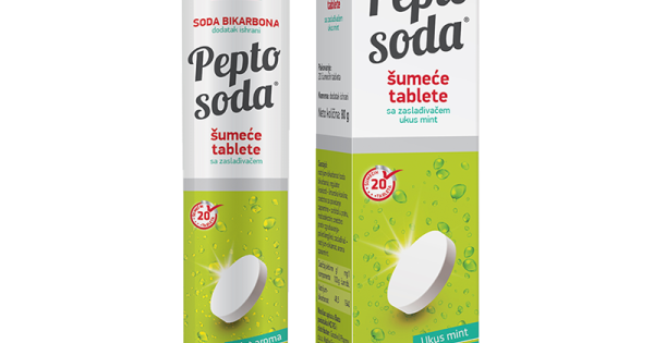 Pepto Soda Šumeće Tablete Mint A20 | Online Apoteka Laurus