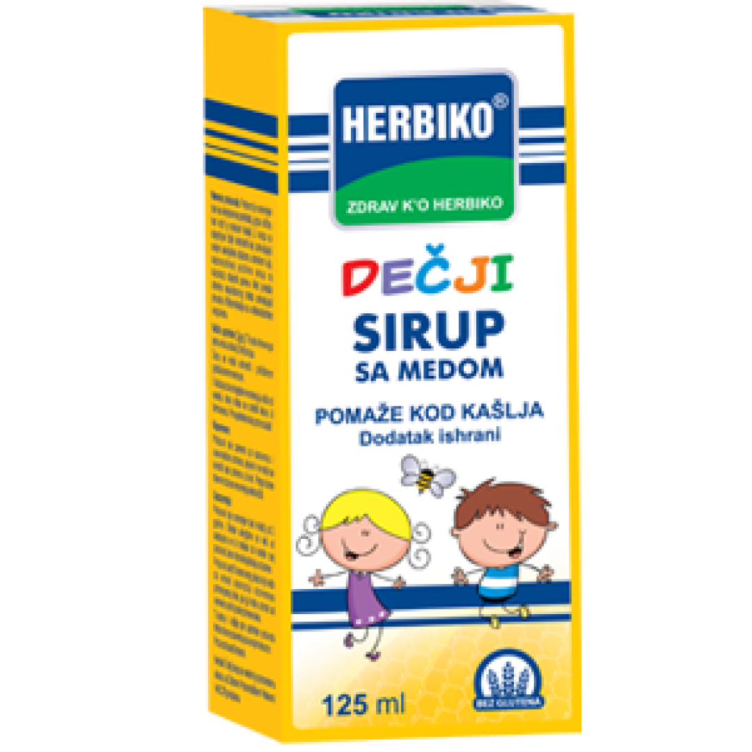 Herbiko Sirup Za Decu Sa Medom 125Ml | Online Apoteka Laurus