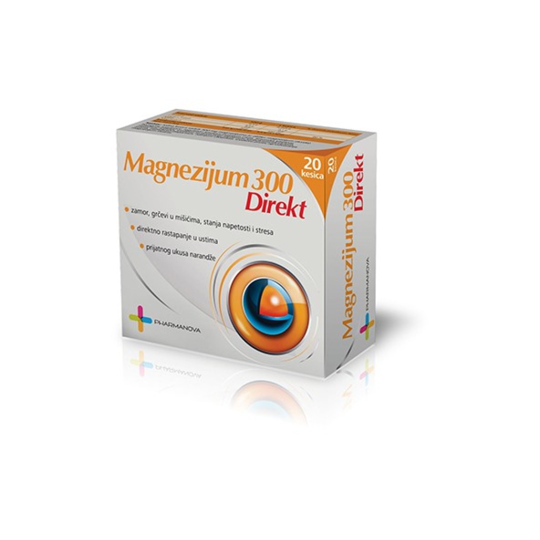 Magnezijum 300 Direkt Kesice A20 | Online Apoteka Laurus