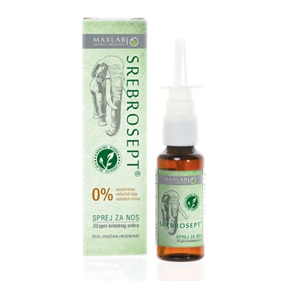 Maxlab Srebrosept Sprej Za Nos 30Ml | Online Apoteka Laurus