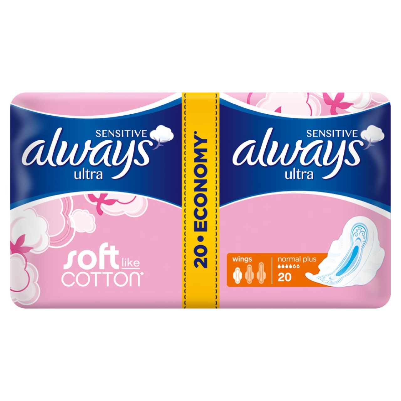 Always Ultra Normal Duo Higijenski Ulošci A20 | Online Apoteka Laurus