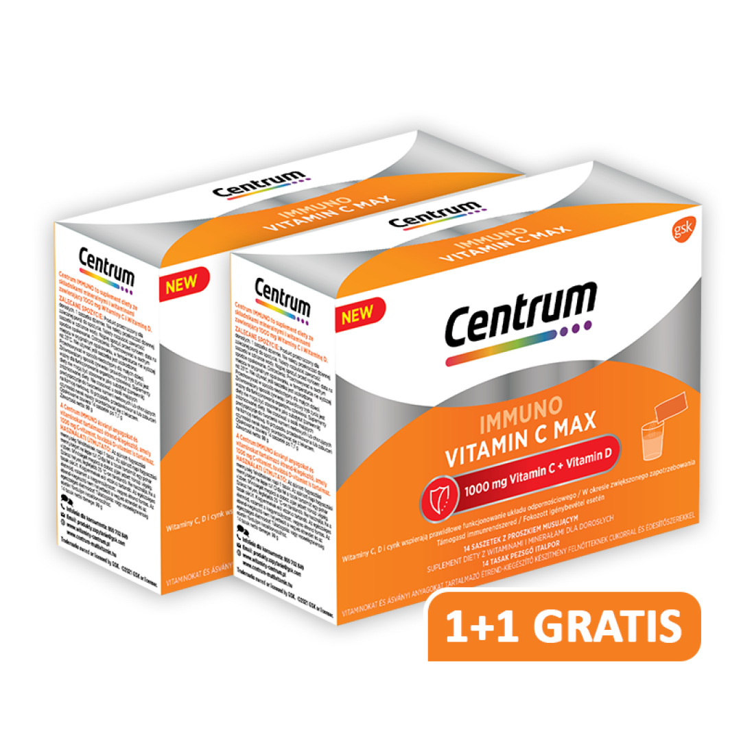 Centrum Immuno Vitamin C Max Kesice A14 (1+1 Gratis) | Online Apoteka ...