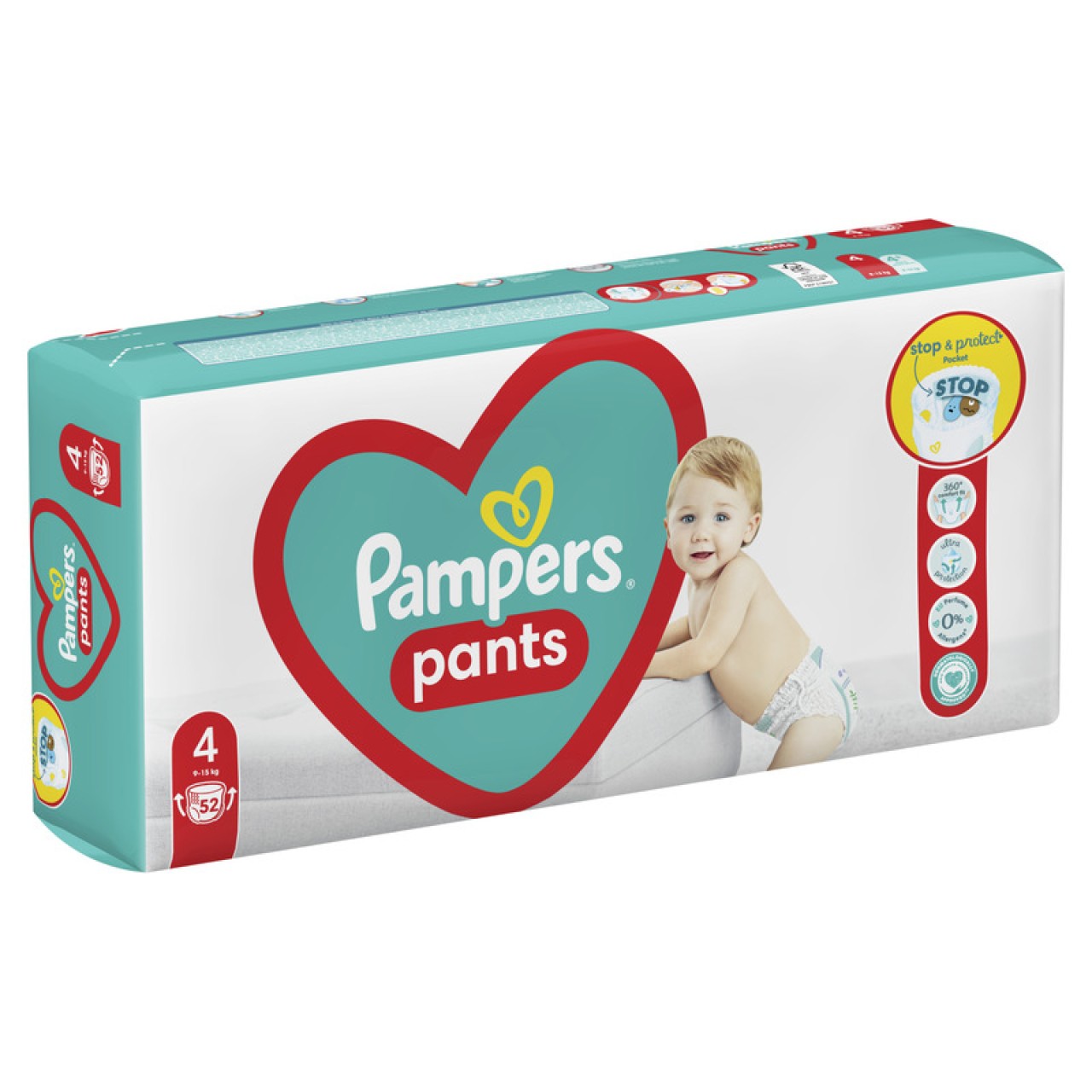 Pampers Pelene Gaće 4 (52 Komada) | Online Apoteka Laurus