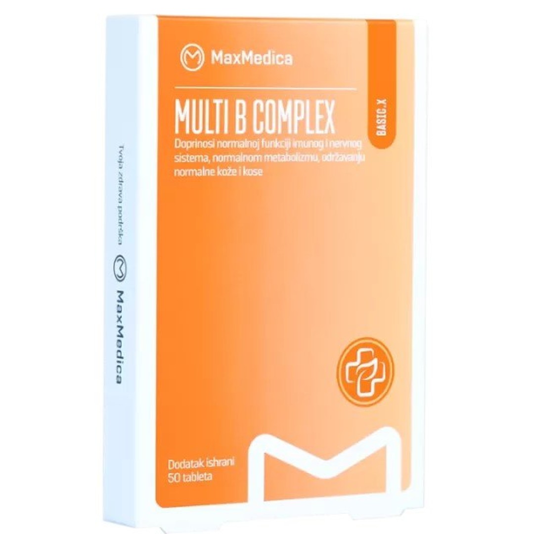 Maxmed Multi B Complex Tabl A50 | Online Apoteka Laurus